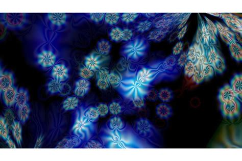 Abstract Futuristic Dark Fractal Background