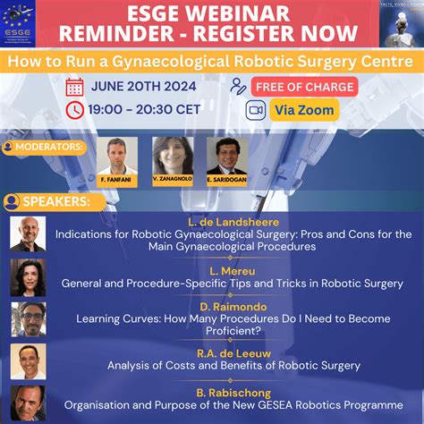 Esge Webinar On Robotics Bsge