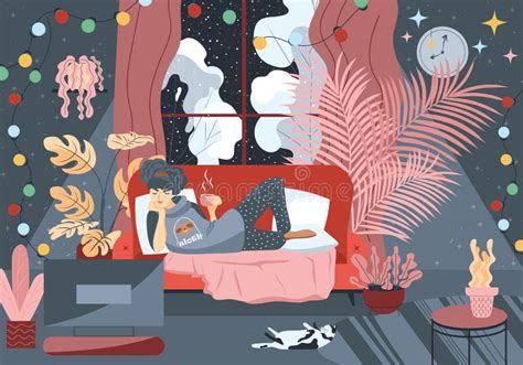 Lazy Girl Stock Vector Illustration Of Girl Lazy Clipart 84400875