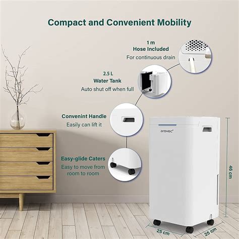 Arovec Smart Dehumidifier With Air Purifier Air Purifiers Online