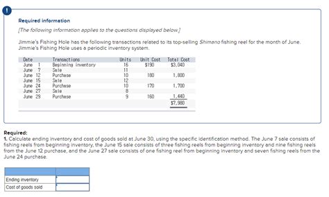 Solved 1 2 3 4 Required Information The Following Information
