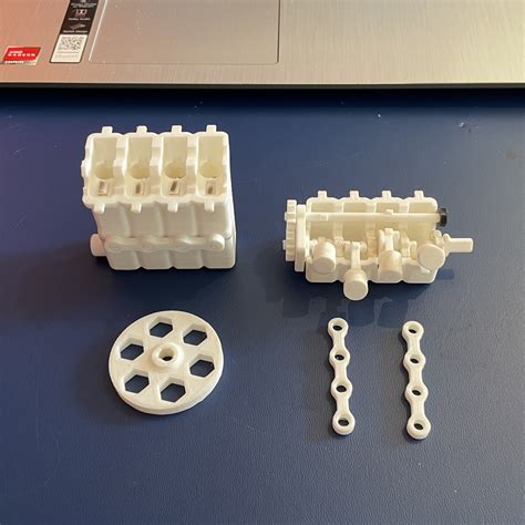 Working Inline Compressed Air Engine Stl File For D Printingcults