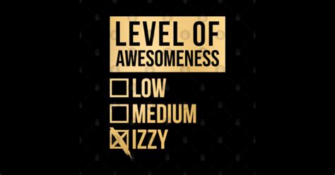 Izzy Name Izzy Name Sticker Teepublic