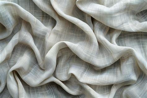 picture featuring white linen fabric texture background with light gray