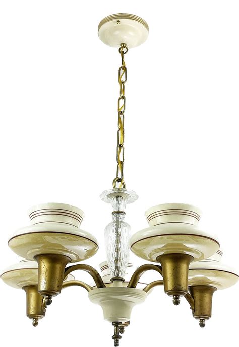 Historic Houseparts Inc Antique Ceiling Fixtures Antique Atomic Age 5 Light Ceiling Light