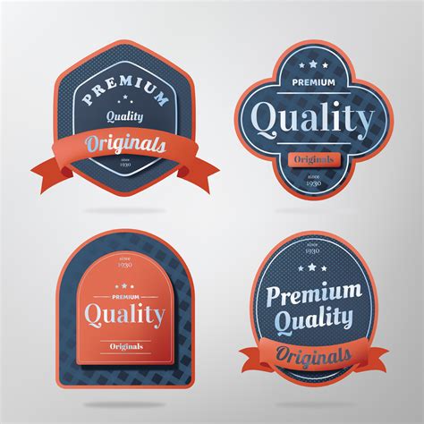 Retro Badge Vector Pack 621663 Vector Art At Vecteezy