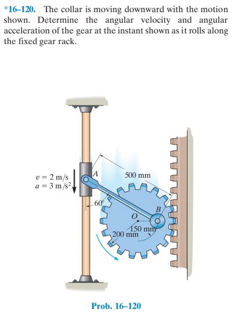 The Collar Is Moving Downward With The Motion Shown Chegg