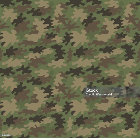 위장 완벽 한 패턴입니다 밀리터리 텍스처 갈색에 대한 스톡 벡터 아트 및 기타 이미지 갈색 검은색 군복 Istock