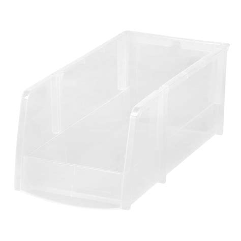 Iris Large Clear Plastic Stacking Bin Michaels