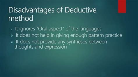Inductive And Deductive Method Ppt Pptx