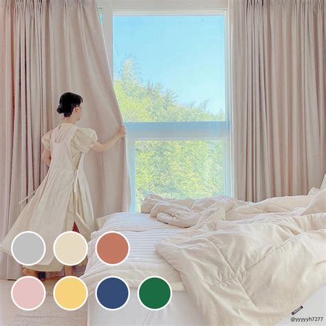 스타일링홈 세이브 나비주름 온도조절 암막커튼 60x160 위시버킷