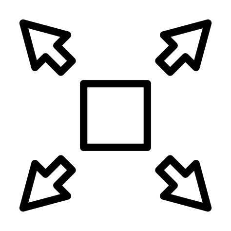 Resize Icon Design 16695796 Vector Art At Vecteezy