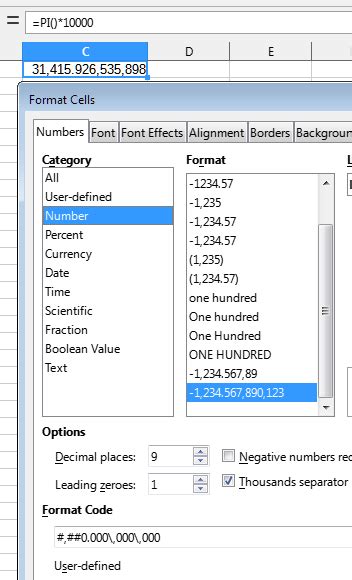 Add Thousandths Separator To Numbers Right Of Decimal Point English Ask LibreOffice