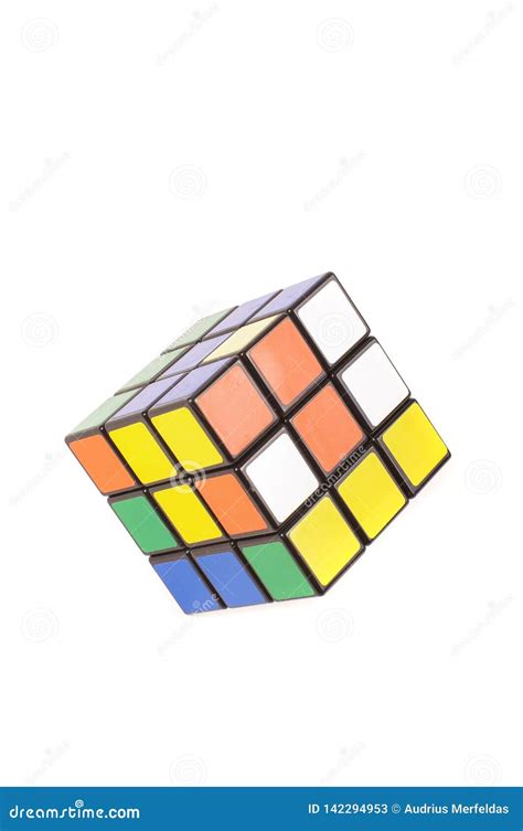 Rubik`s Cube And Triangular Rubik`s Cube On Black Background