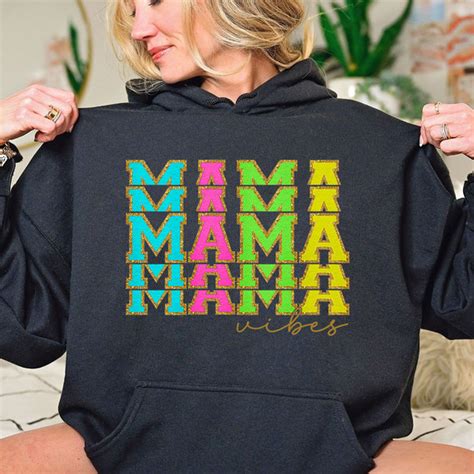 Mom Life Faux Chenille Direct To Film Transfer