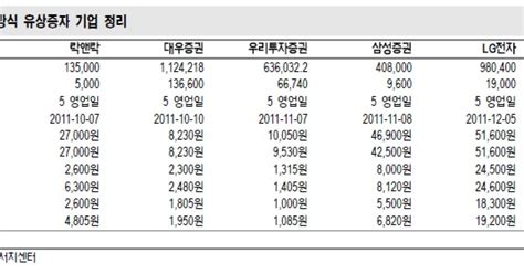 유증 신주인수권 이용한 투자전략은 우리