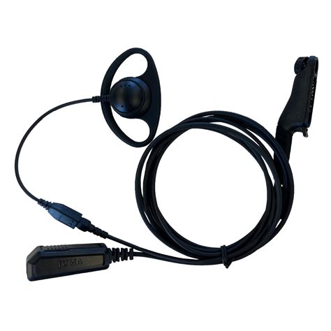 Juma Communications 2 Wire D Shell Earpiece With Mic And Ptt For Motoro