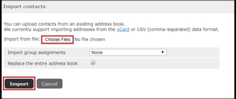 How To Export And Import Contacts In Roundcube