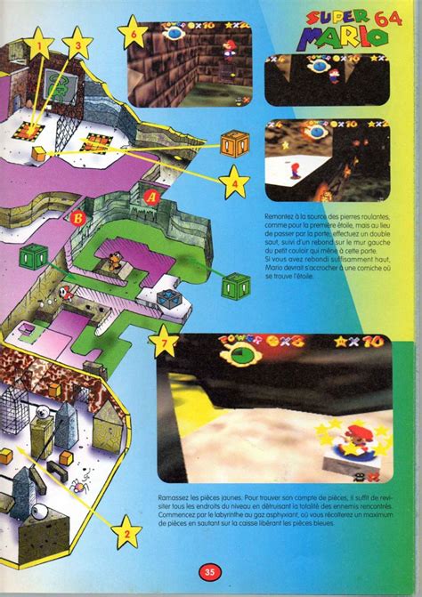 Scan Of The Walkthrough Of Super Mario Published In The Magazine Player Page