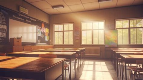Premium Ai Image Inside The Classroom Without Any Students Classroom