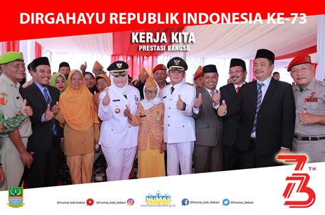 Hut Ri Ke 73 Bupati Bekasi Tekankan Pejuang Veteran Tularkan Semangat Juang Generasi Muda