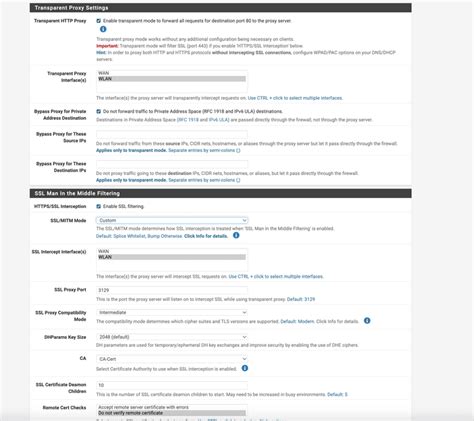 Squid HTTPS Transparent Proxy With Splice All SquidGuard Blacklist No Client Certificate