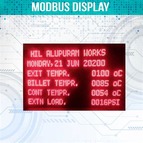 Modbus Led Display At Rs 8000 Piece Light Emitting Diode Displays In Mumbai ID 23935998297