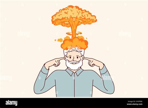 Explosion Of Brain In Elderly Man Who Has Experienced Severe Strain On