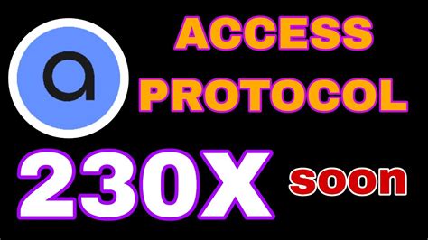 Access Protocol💥acs Token Access Protocol Price Prediction Youtube