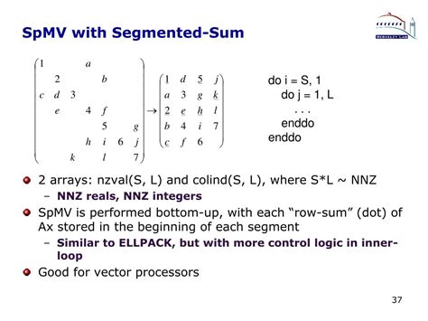 Ppt Lecture 2 Sparse Matrix Data Structures Graphs Manipulation