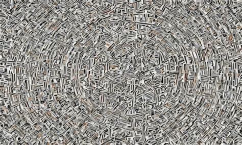 Abstract Textured Surface With Circular Pattern Small Irregularly Shaped Lines And Dots In