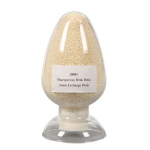 Macroporous Weak Base Styrene Series Anion Exchange Resin China Macroporous Anion Exchange
