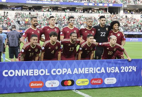Vinotinto Líder Del Grupo B Y Se Enfrentará A Canadá En Emocionante