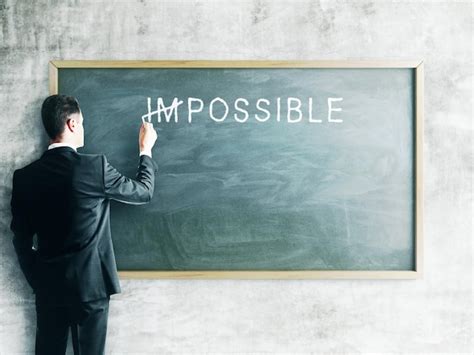 Premium Photo Businessman Drawing Impossible