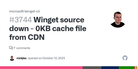 Winget Source Down Kb Cache File From Cdn Issue Microsoft
