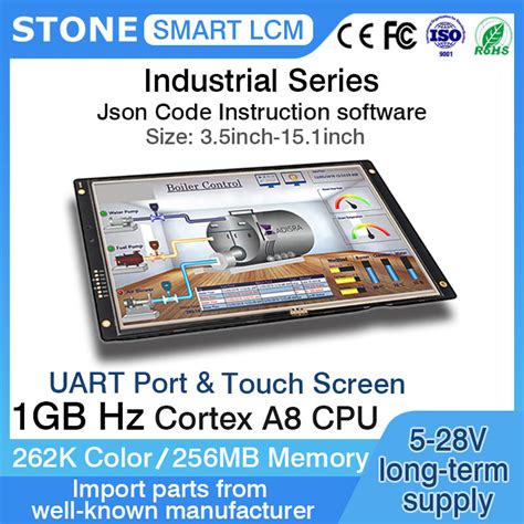 Stone Panel De Pantalla Lcd Tft Hmi De 101 Pulgadas Dispositivo Con