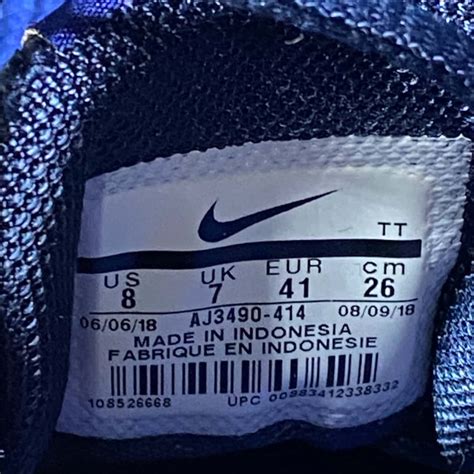 Nike Blue Lace Up Sneakers Size 8s