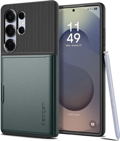 Jp Spigen Galaxy S25 Ultra ケース カード収納 Mil規格取得 耐衝撃 指紋防止 傷防止 衝撃