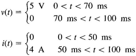 Solved The Voltage And Current Of A Device Using The Passive Sign