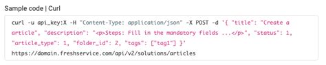 This Field Cannot Be Empty Error Message When Attempting To Create A Solution Article Via Api