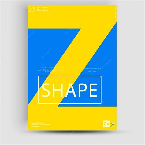 Premium Vector | Creative fashionable poster design. letter z. alphabet ...