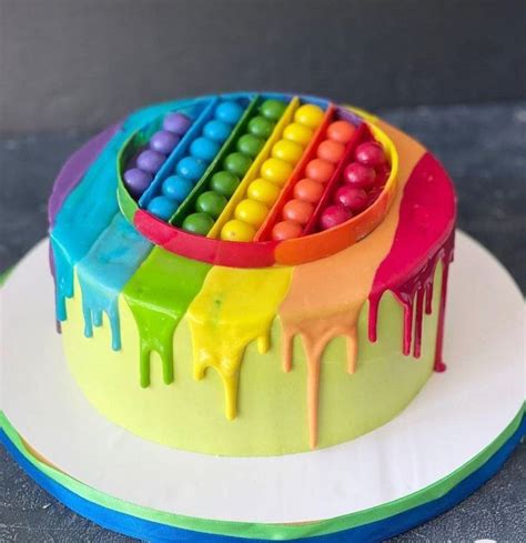 How To Make Rainbow Cake Decorating Ideas So Yummy Colorful Cake