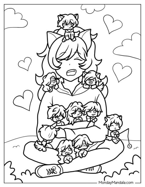 20 Aphmau Coloring Pages Free Pdf Printables