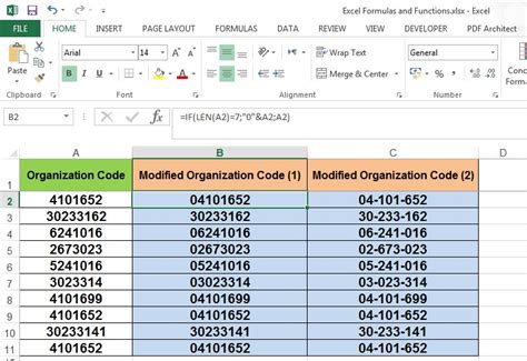 Using Left Mid Right Functions