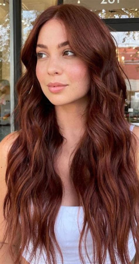 Dark Copper Hair Tons De Cabelo Inspiração Cabelo Cores De Cabelo
