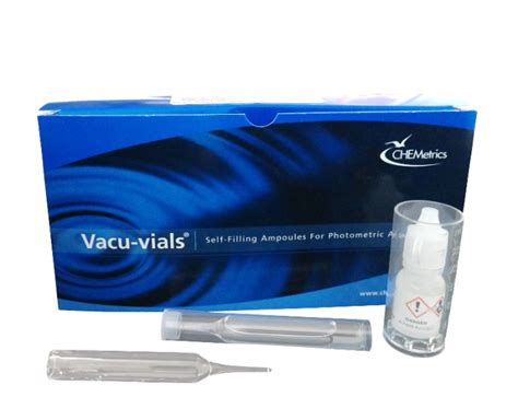 Discover The K 5003 Hydrazine Vacu Vials Kit Accurate And Reliable