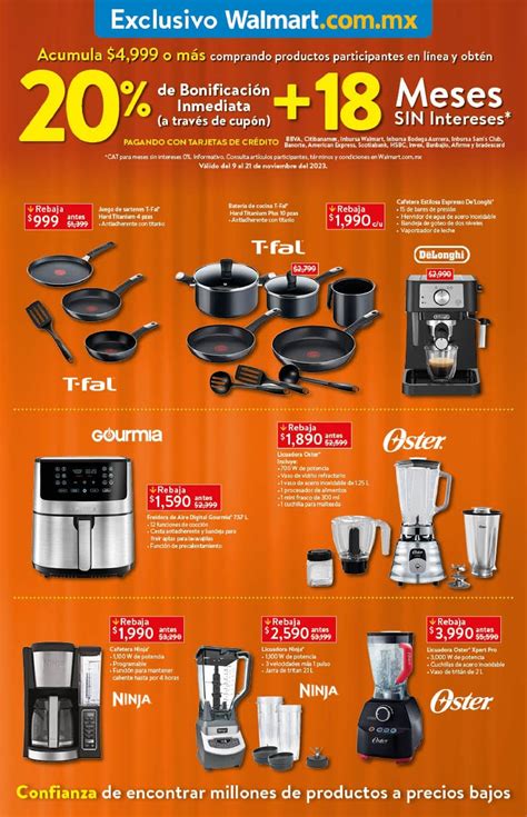 Folleto Walmart Buen Fin Irresistible 2023 Del 9 Al 21 De Noviembre