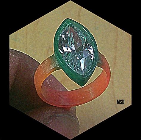 Large Marquis Fitted To Wax Carved Ring Msd Easy Pumpkin Carving
