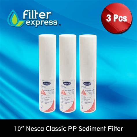 10 Nesca Classic 5m Pp Sediment Filter 3pcs Extra Thick0 Nesca