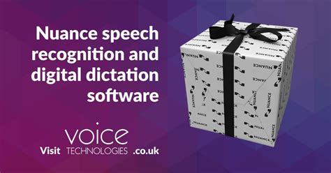 Nuance Speech Recognition Software Voice Technologies